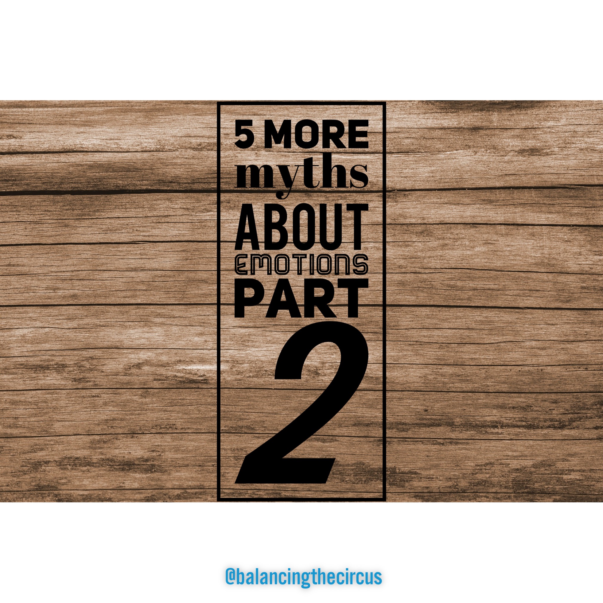 5 More Myths about Emotions – Part 2 – Shayla Peterson, LCSW, LISW-CP